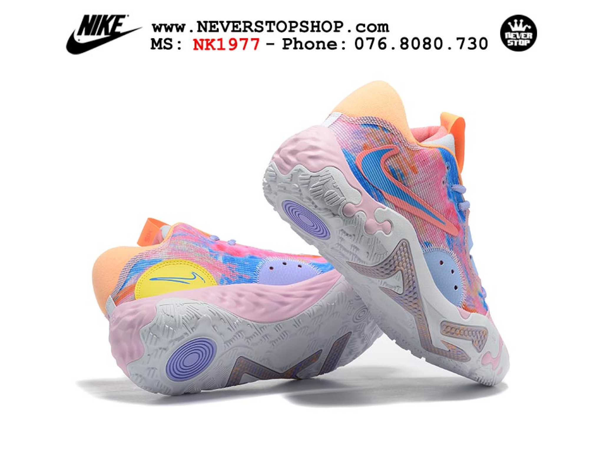 Giày bóng rổ cổ thấp NIKE PG 6.0 NATASHA PINK hàng ...
