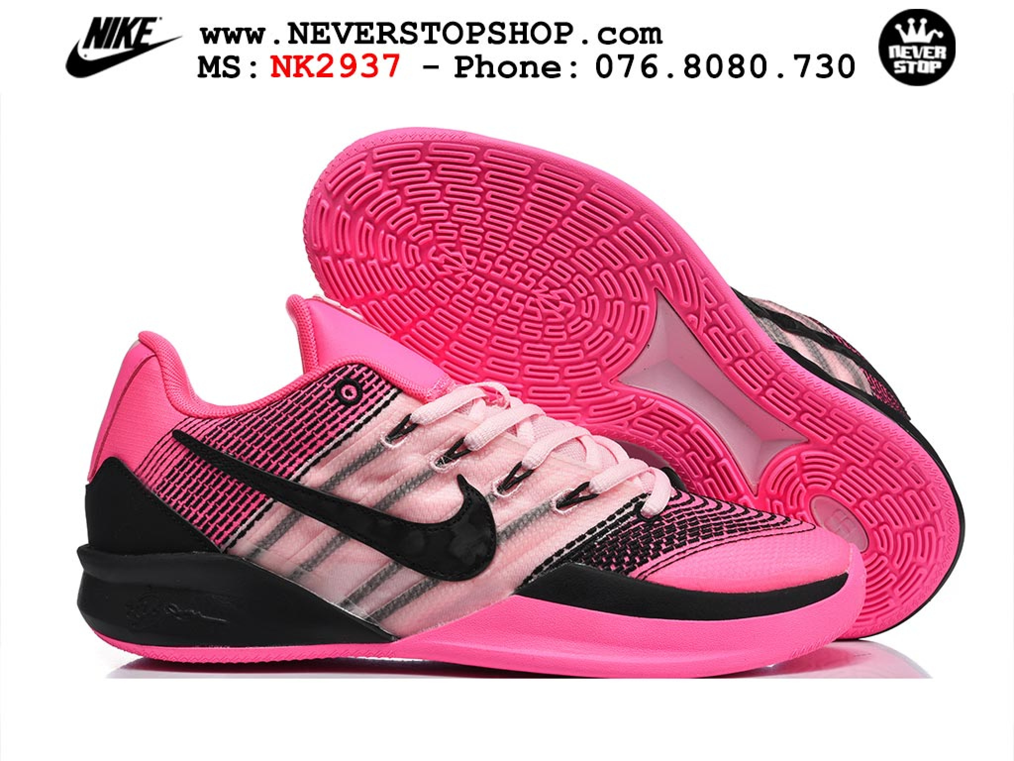 NIKE : Giày bóng rổ nam nữ NIKE SABRINA 3 BLACK PINK ...