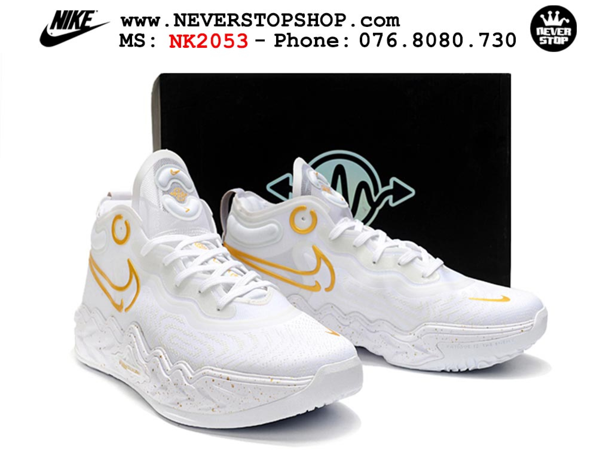 Giày (Order) : Giày bóng rổ nam NIKE ZOOM GT RUN WHITE ...