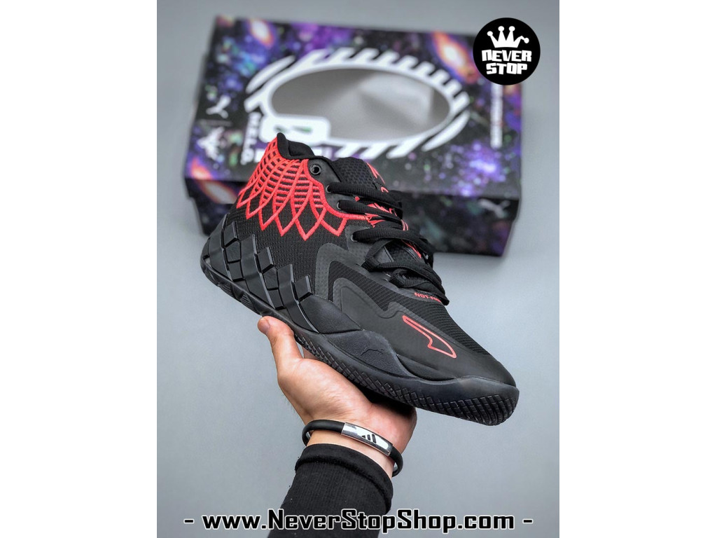 Puma MB 01 : Giày bóng rổ nam PUMA MB 01 BLACK BLAST ...