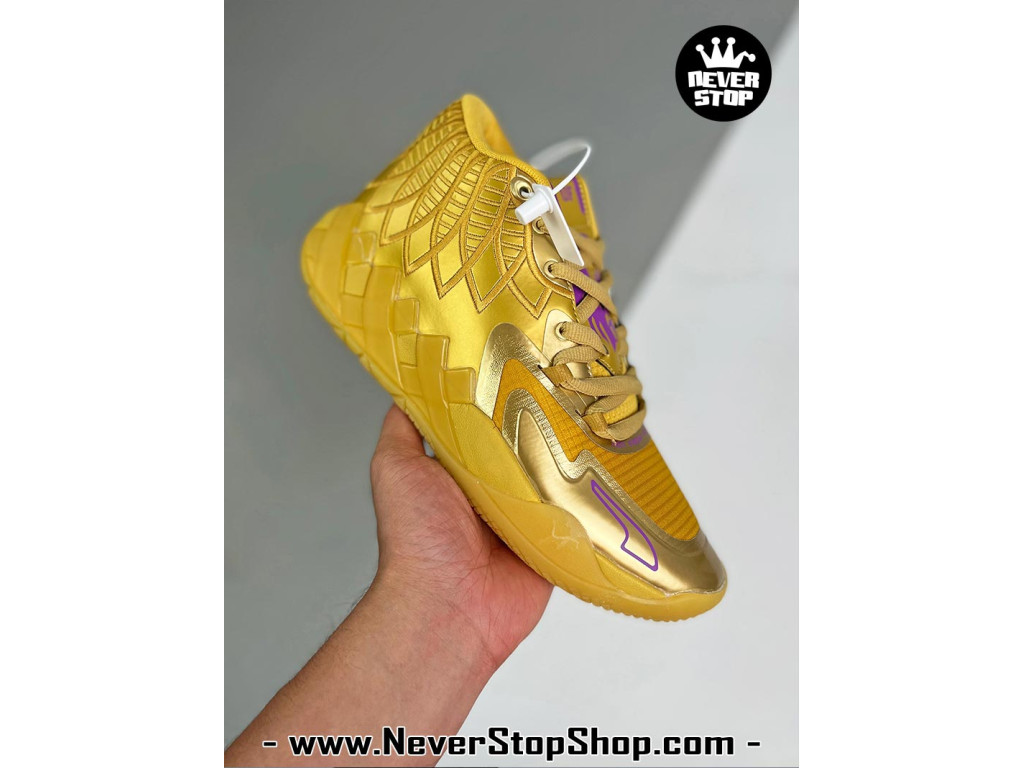 Puma MB 01 : Giày bóng rổ nam PUMA MB 01 GOLD hàng đẹp ...