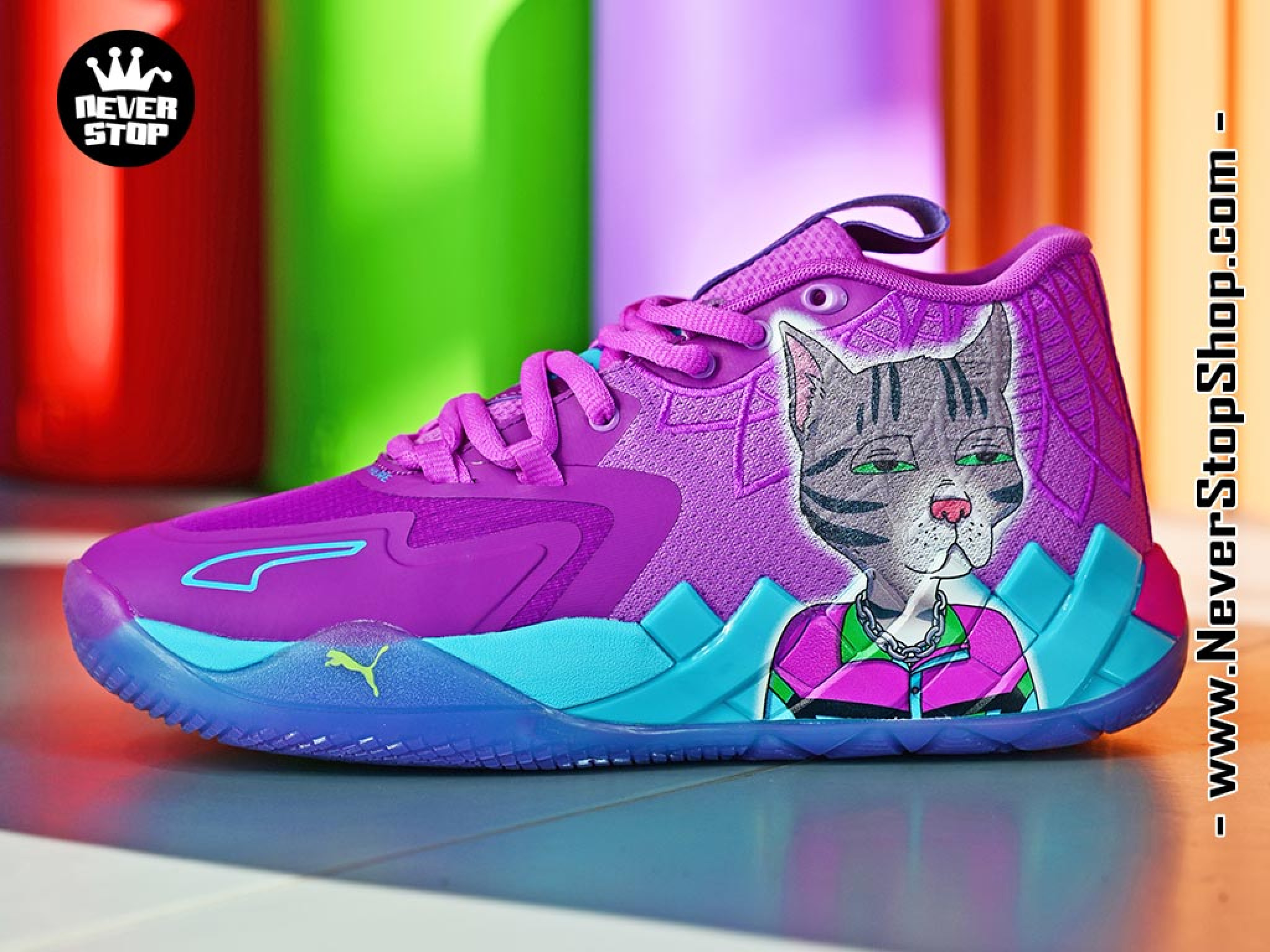 Puma MB 01 : Giày bóng rổ nam PUMA MB 01 GUTTER CAT GANG ...