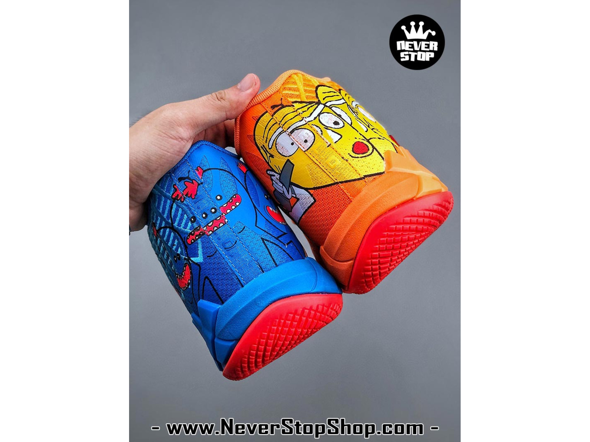 Giày bóng rổ nam PUMA MB 01 RICK AND MORTY BLUE ORANGE ...