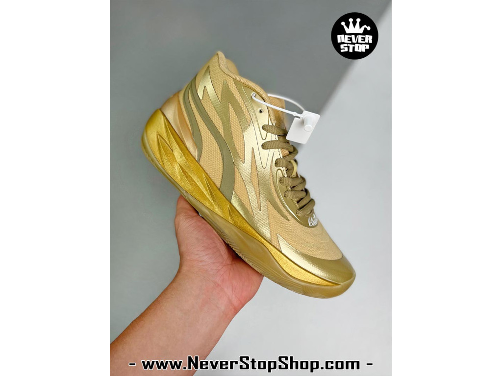 PUMA : Giày bóng rổ nam PUMA MB 02 GOLD mẫu mới hàng ...