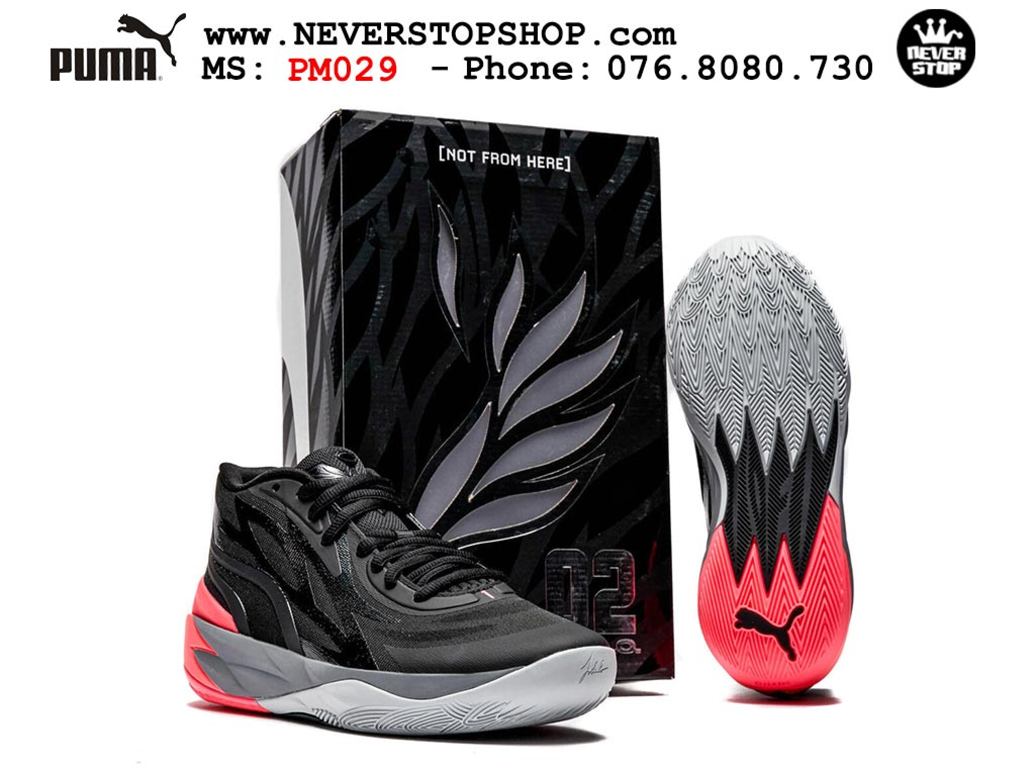 Giày (Order) : Giày bóng rổ nam PUMA MB 02 FLARE mẫu ...