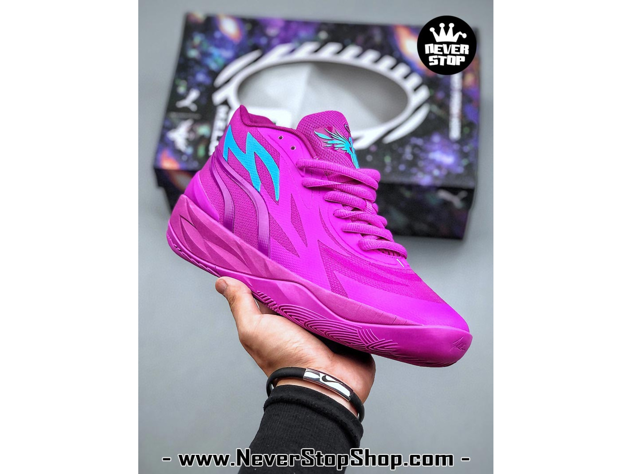 Puma MB 02 : Giày bóng rổ nam PUMA MB 02 PURPLE mẫu ...