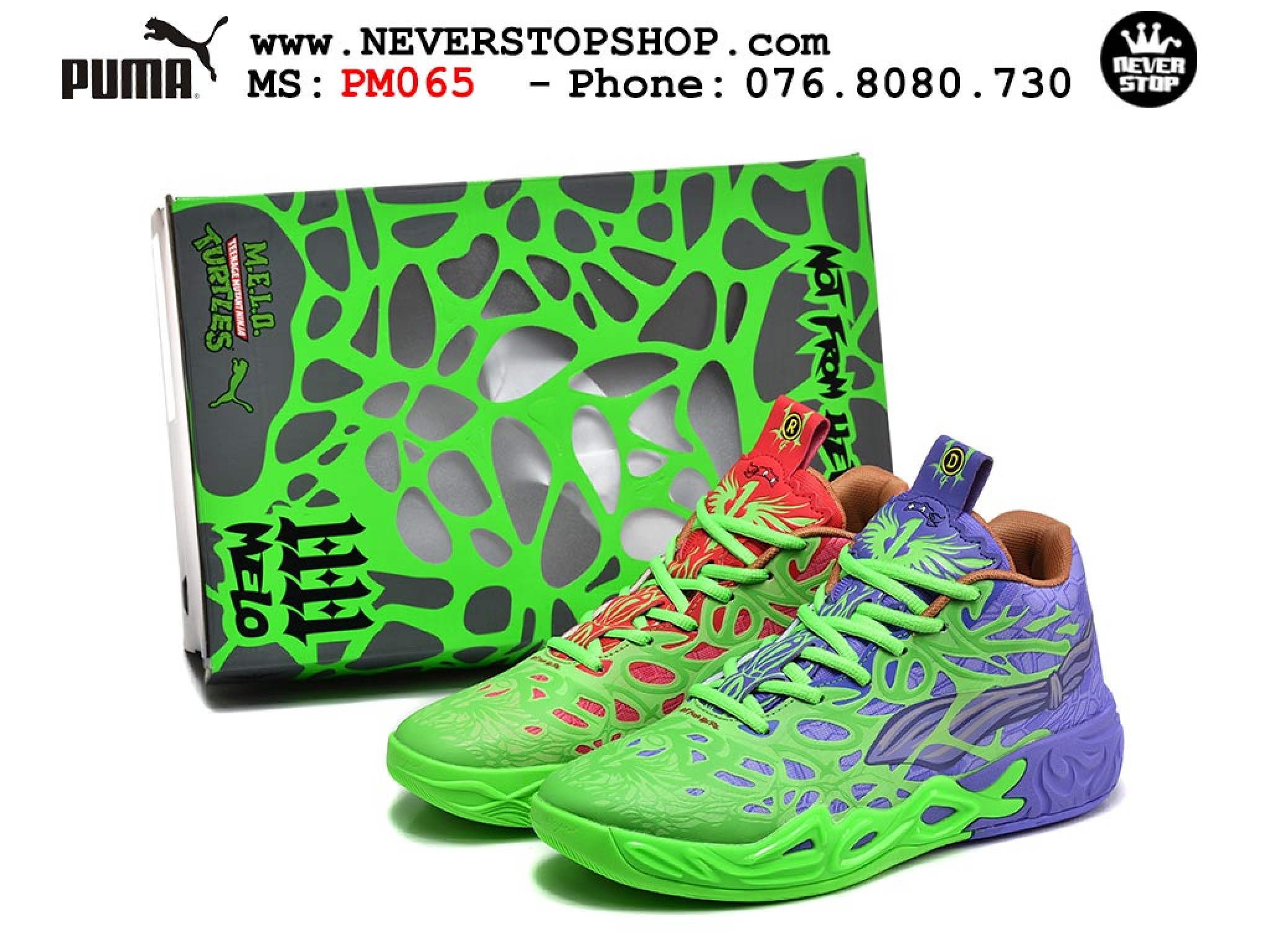 Giày bóng rổ PUMA MB 04 TEENAGE MUTANT NINJA TURTLES ...