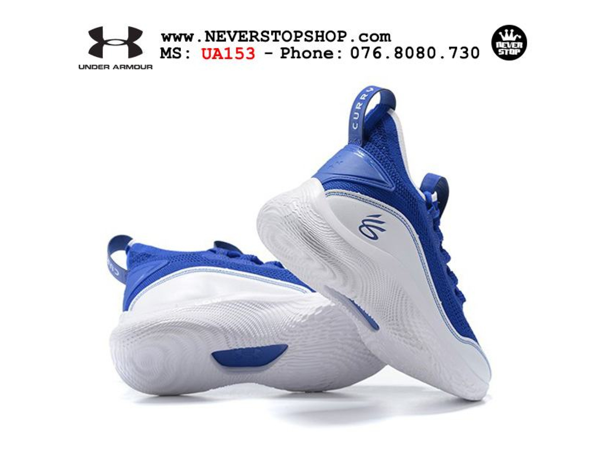 Giày bóng rổ UNDER ARMOUR CURRY 8 FLOW LIKE WATER bền ...