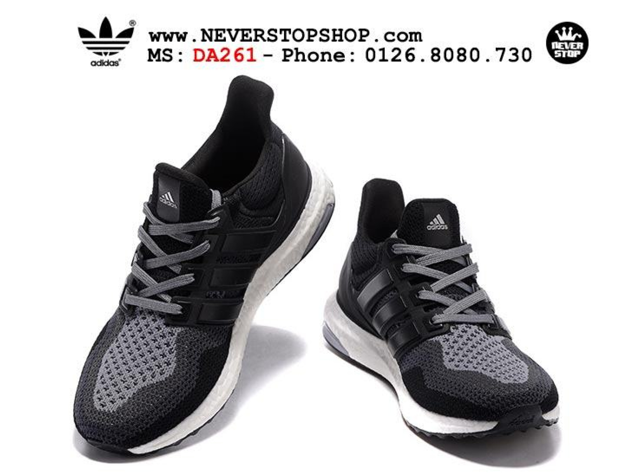 Giày thể thao ADIDAS ULTRA BOOST Black Grey chuyên chạy ...