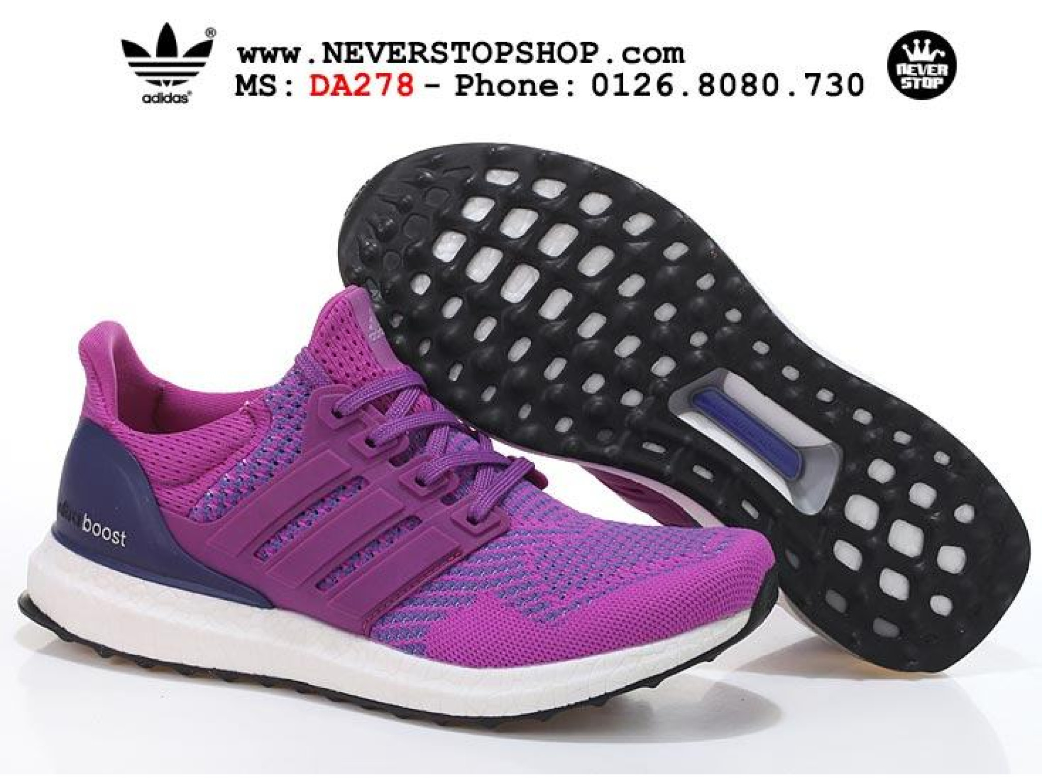 Giày thể thao ADIDAS ULTRA BOOST Purple chuyên chạy ...