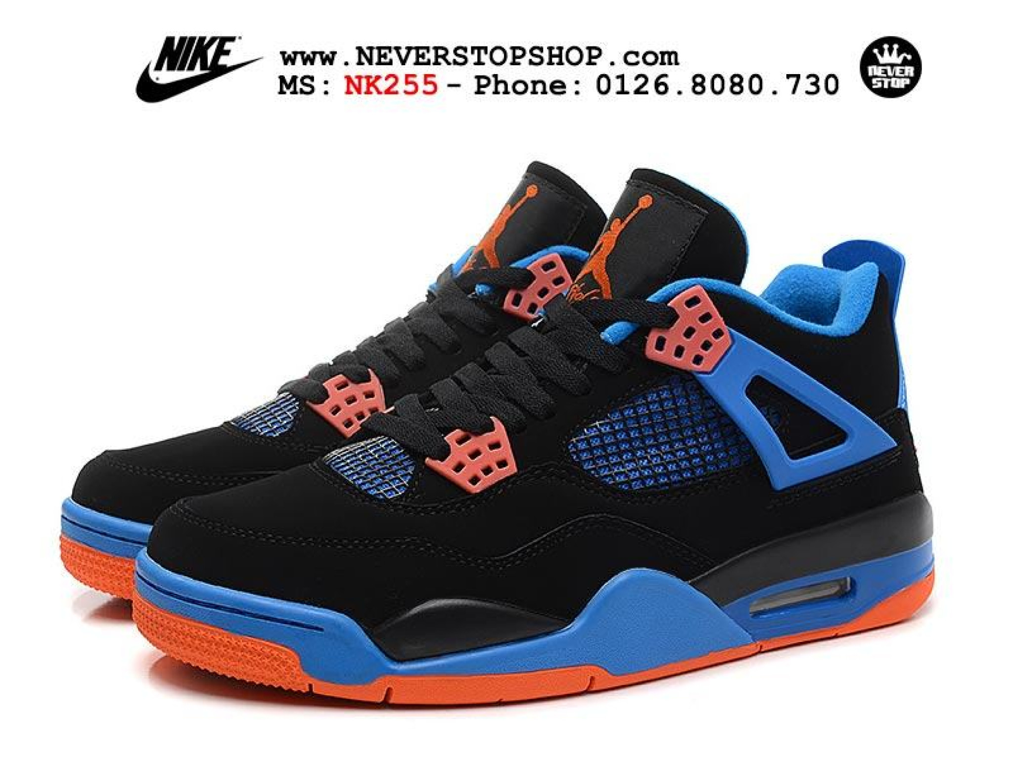 Giày nam nữ NIKE JORDAN 4 CAVS hàng chuẩn replica chất ...