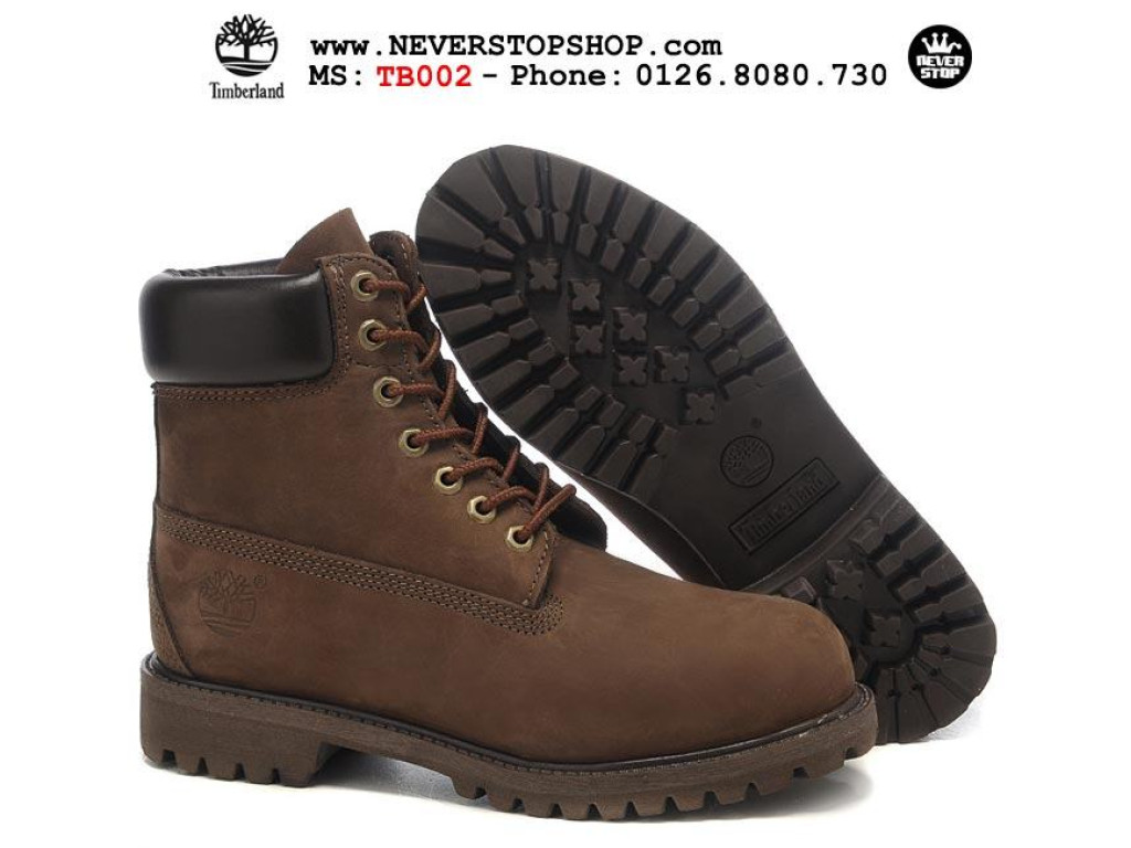 Giày TIMBERLAND BOOT Brown nam nữ hàng đẹp chuẩn,